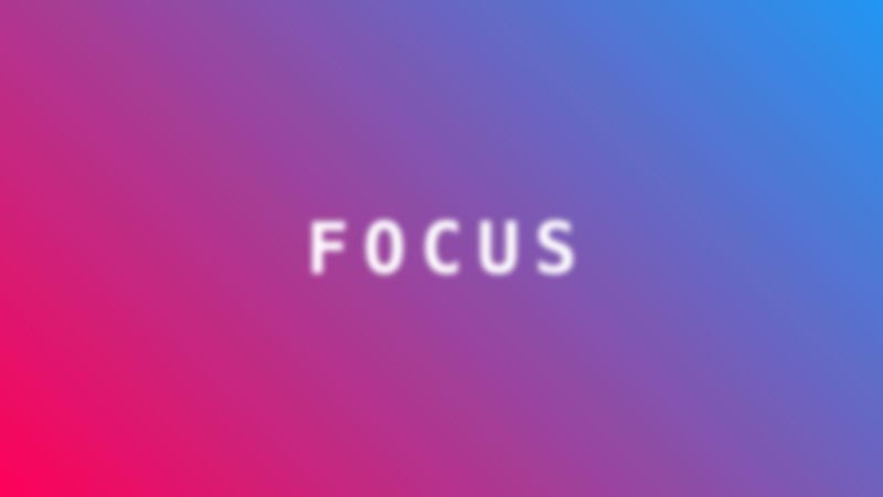 CSS Focus Hover Effect