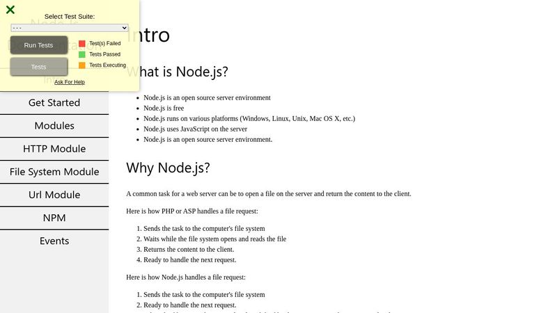 Node Js Documentation