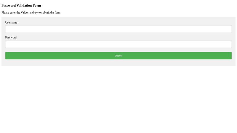 How To Create A Password Validation Form With Css And Javascript