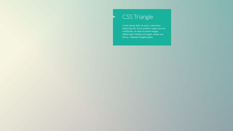 CSS Triangle