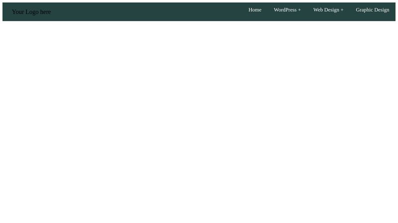 Pure CSS Responsive Dropdown Menu