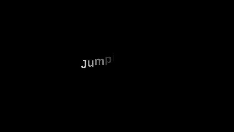 Jumping Text Effect with JS