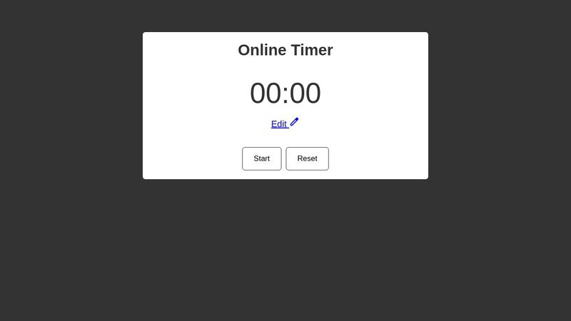 Online Timer