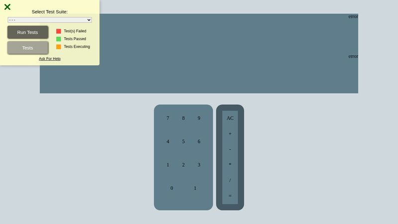 FCC: Javascript Calculator