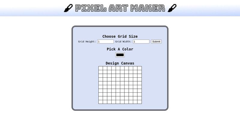 Udacity Pixel Art Maker