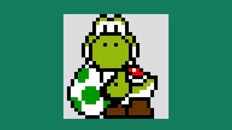 Yoshi Pixel Art CSS