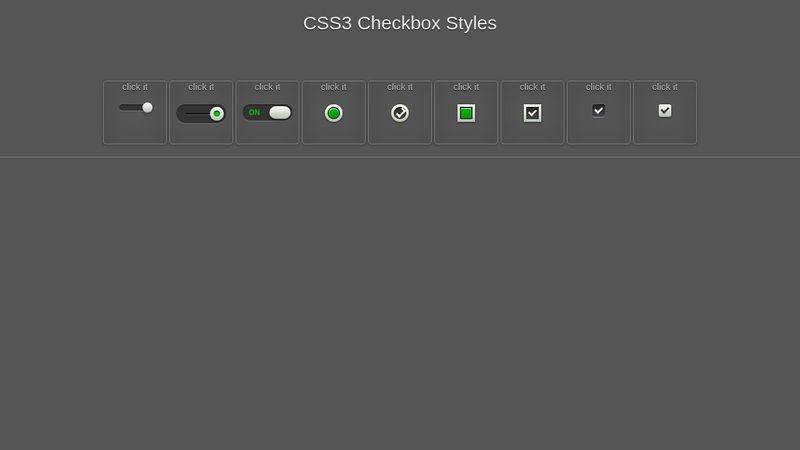 CSS3 Checkbox Styles