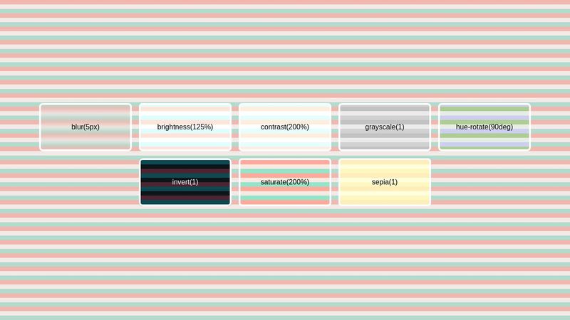 CSS backdrop-filter
