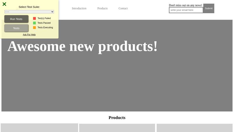 Product Landing Page FreeCodeCamp