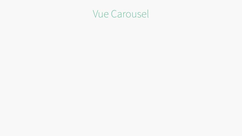Vue card carousel