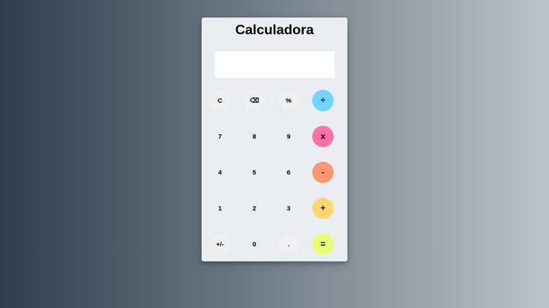 Calculadora Simples Com Html Css E Javascript