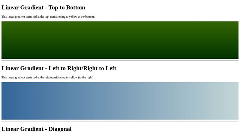 CSS Background Gradient Sample_VANDENOEVER