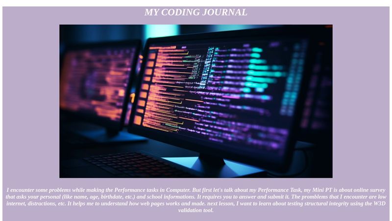 coding journal