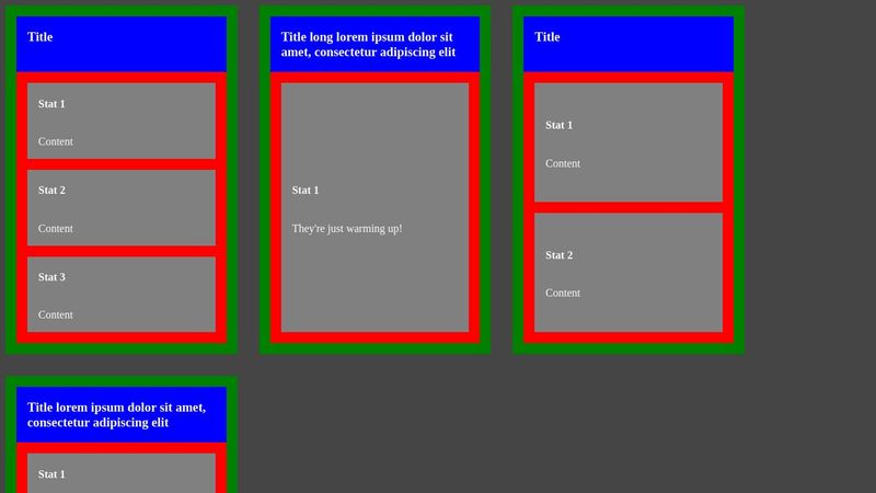 CSS Even Title Height - Grid/Subgrid