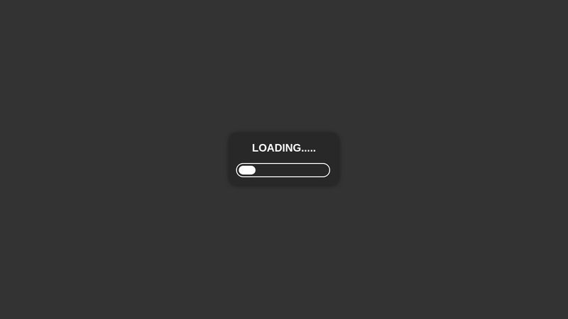 Pure CSS Loading Animation