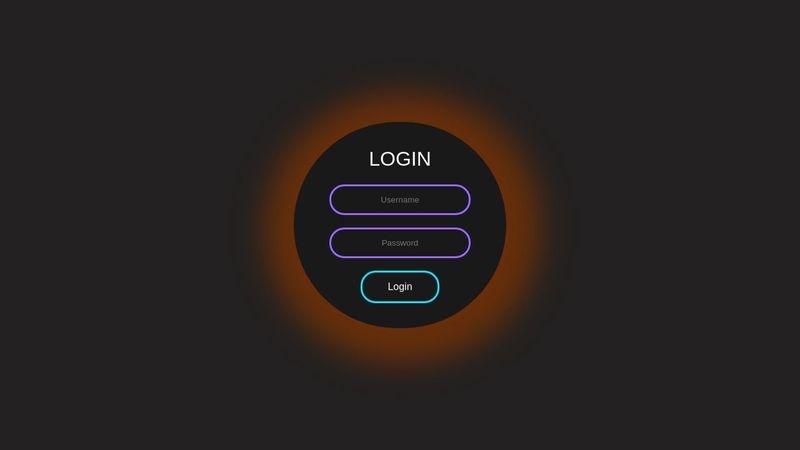 Animated Login Page Using HTML & CSS