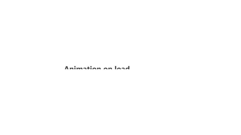 Pure CSS Animation