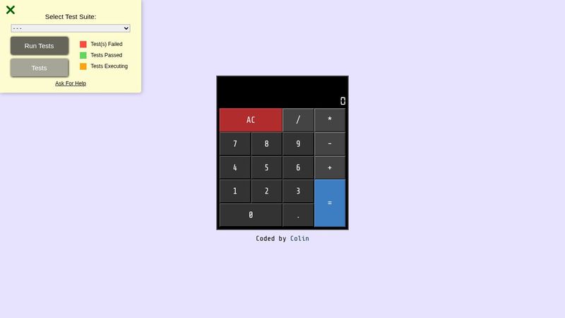 FreeCodeCamp JavaScript Calculator