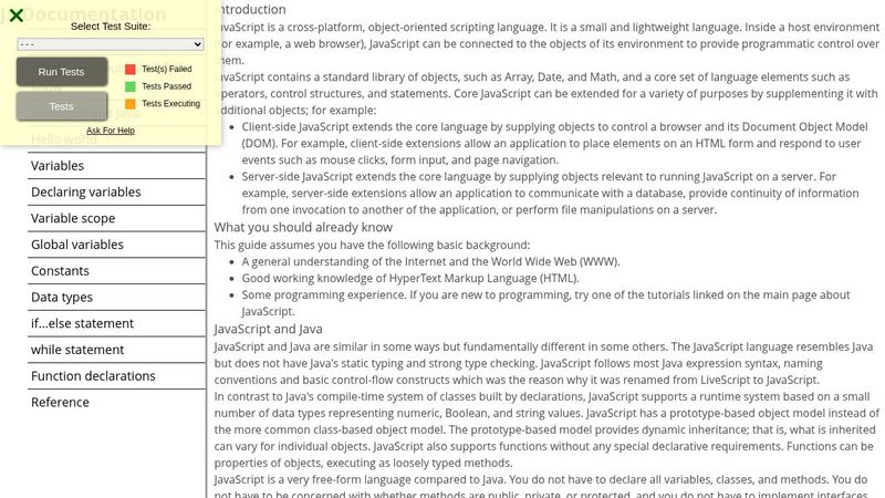 Technical Documentation Page