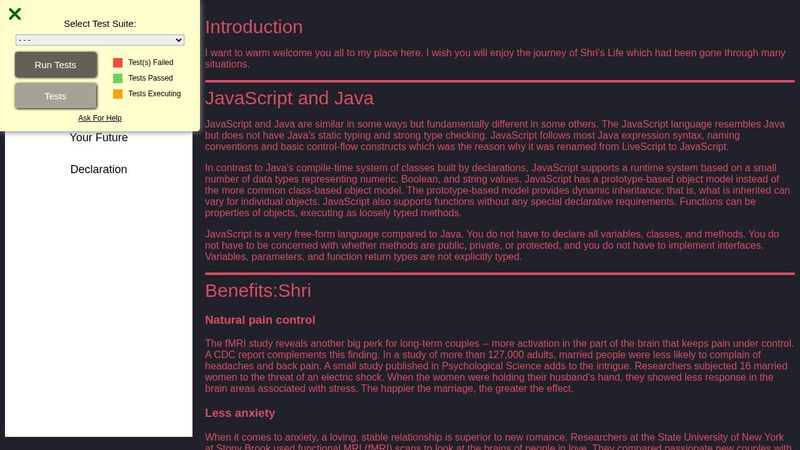 Technical Documentation Page