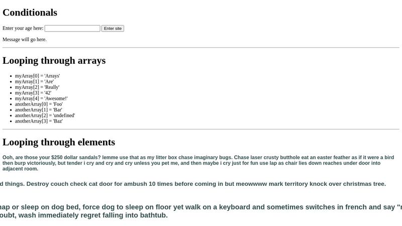 COMPSCI 719 Module 3.8 Loops & arrays