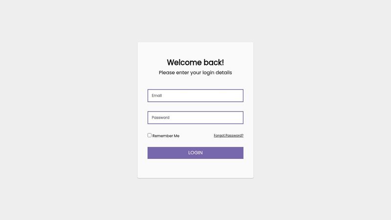Simple Login Page Design Using Html Css Only