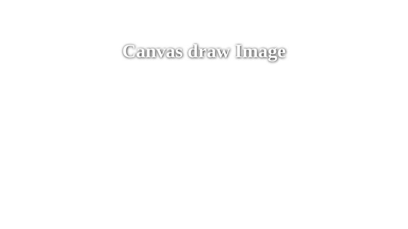 canvas drawImage