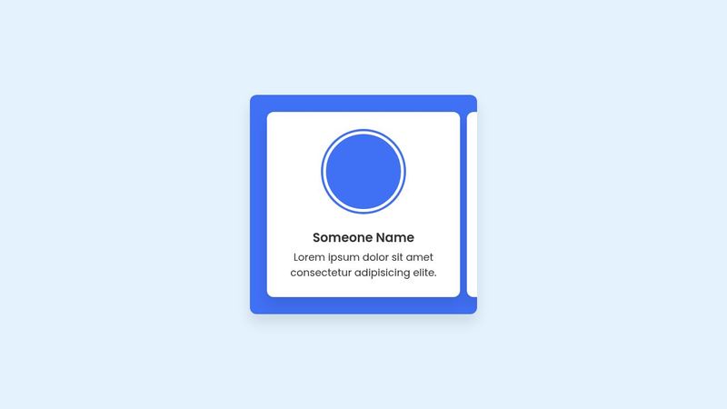 Responsive Card Slider Using HTML and CSS