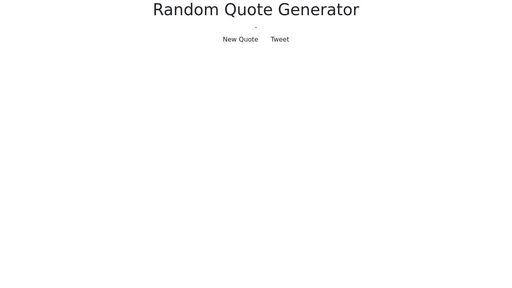 Front End Development Libraries Projects Build A Random Quote Machine Javascript The