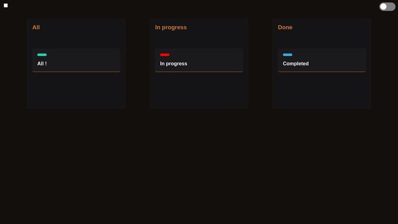 Kanban-Board | JS and CSS