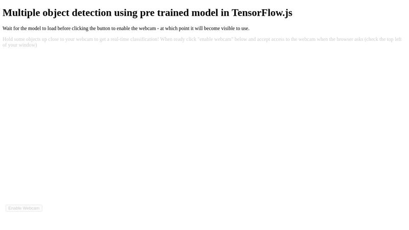 Tensorflow.js Boilerplate