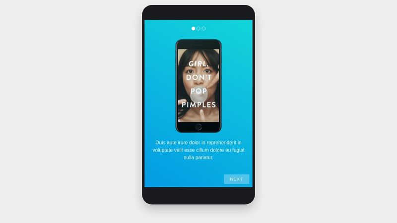 Codepen Mobile Intro Walkthrough Css Javascript