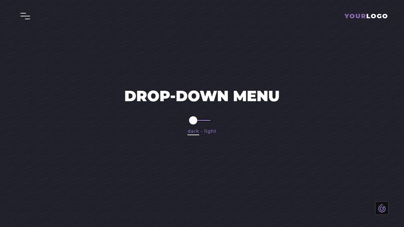 Drop-down menu