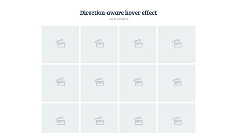 Direction-aware 3D hover effect (Concept)