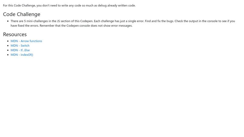 Code Challenge: JS - Fix Me