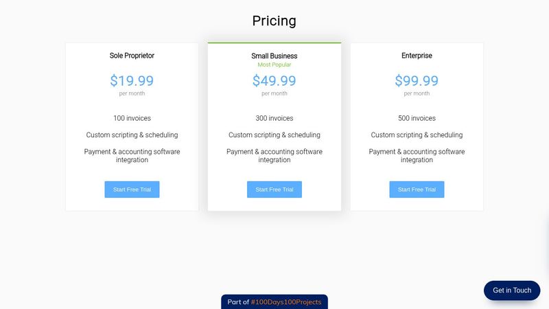 Pricing Design - #036 of #100Days100Projects