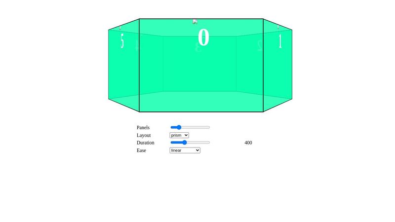 React 3D Carousel component