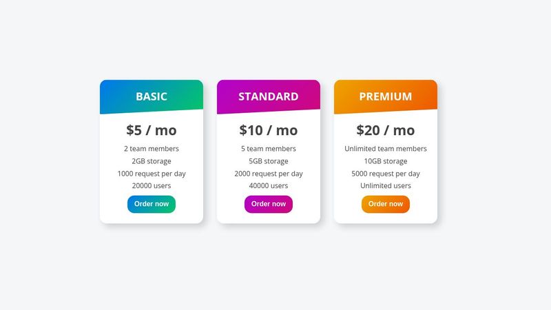 Pricing Card