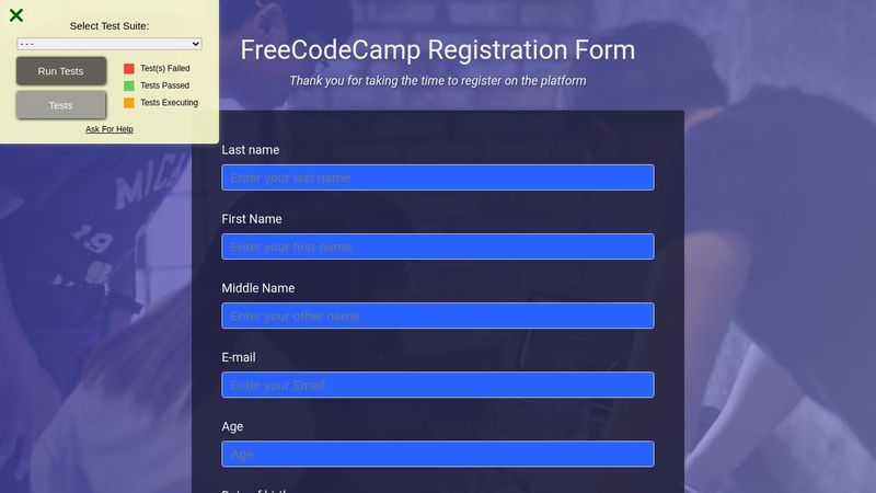 FreeCodeCamp Form