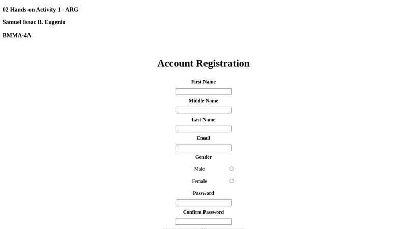 02 Hands-on Activity 1 - ARG