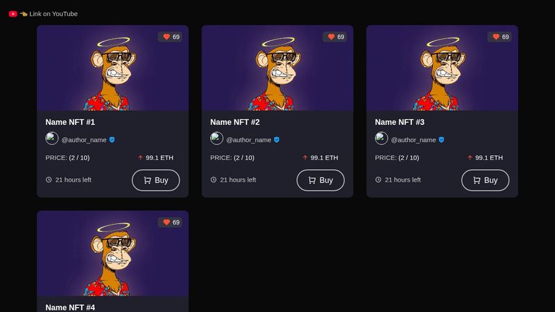 NFT Preview Card - TianDev