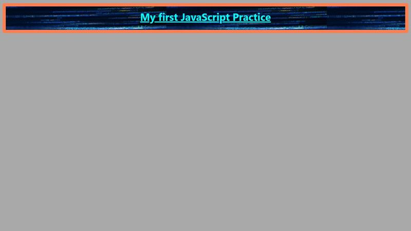 JavaScript Practice