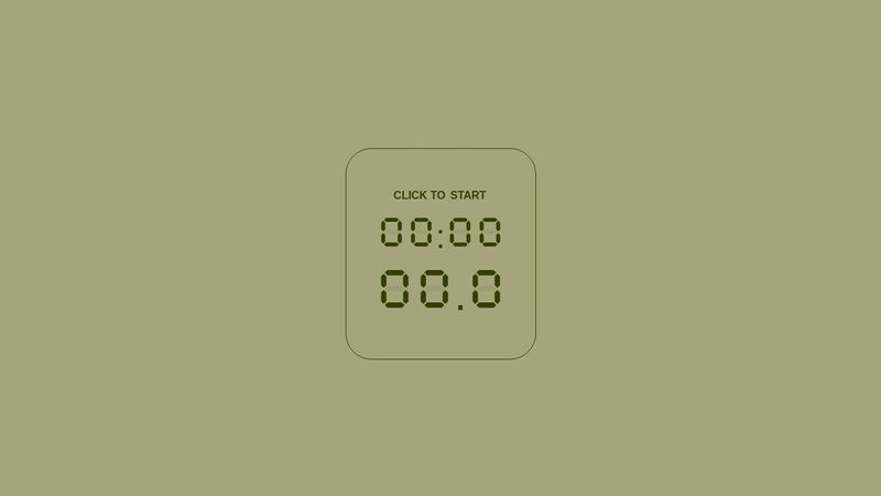CSS Chronometer