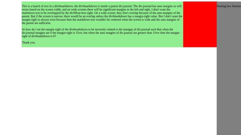 How to make child margin inverse of parent container margin?