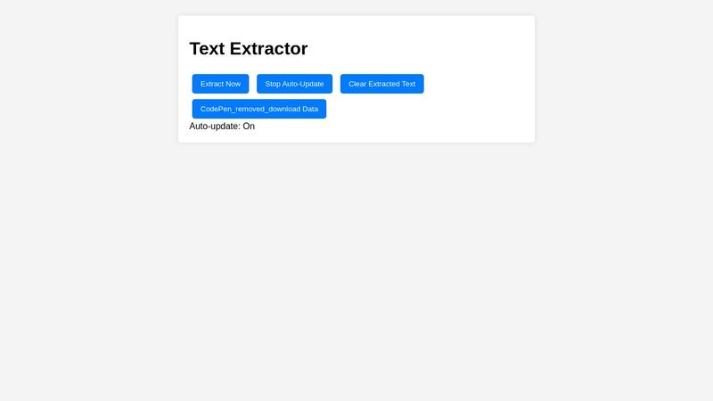 Text extractor