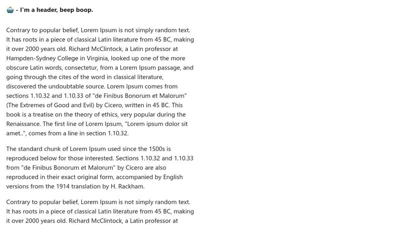 Floating Header with Smart CSS