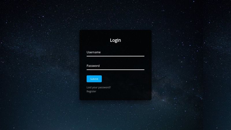 Login Page UI Design