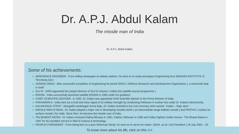 CodePen - freeCodeCamp : Build a Tribute Page