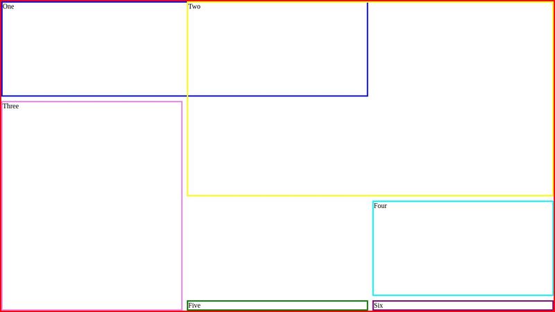 css grid full screen