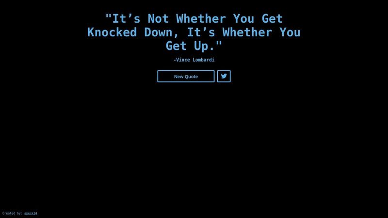 Motivational Quote Generator